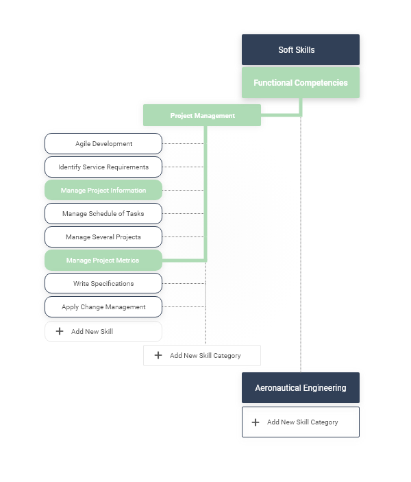 Skills Inventory Tool Scaling with Technical & Soft Skills - Skills Base